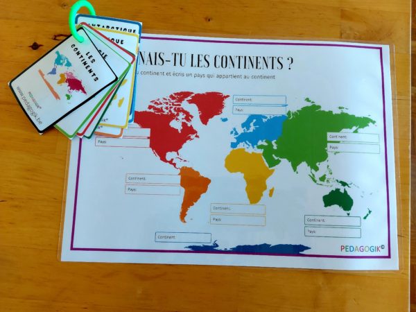 Reconnais-tu les continents ? Apprendre et réviser les continents - Des ...