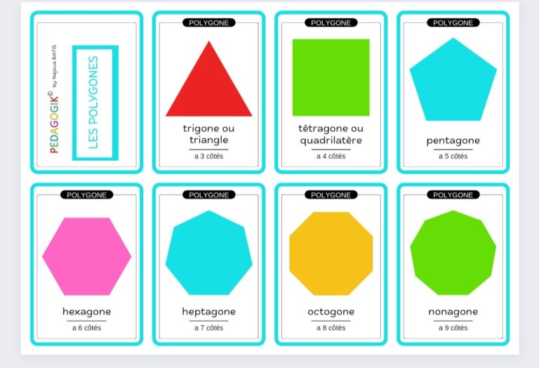 14 cartes apprendre et réviser les polygones - Des outils 100% gratuits ...