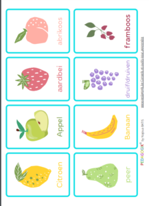 Apprendre les fruits en néerlandais - Des outils 100% gratuits pour ...