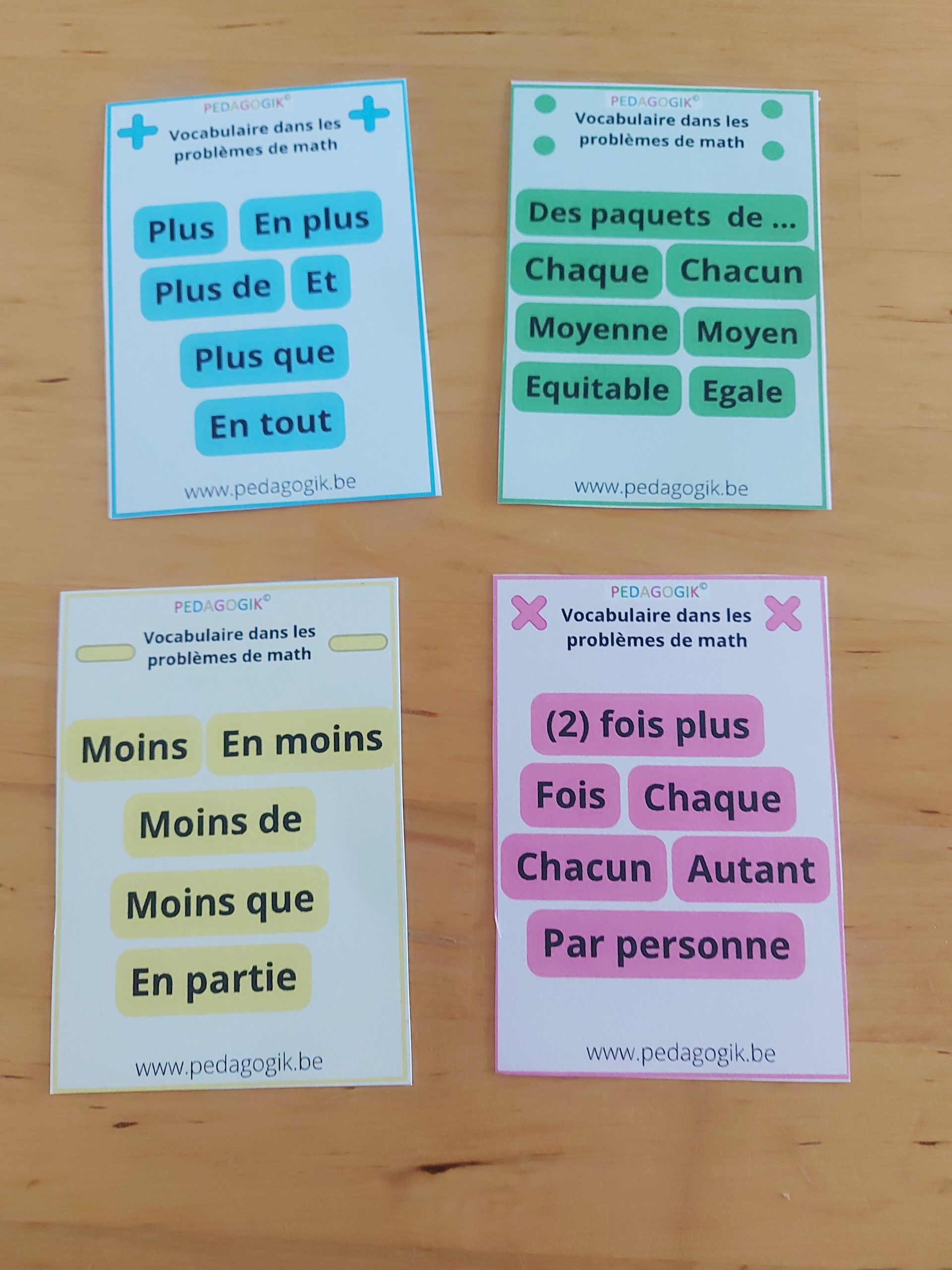 Vocabulaire des problèmes en math - Des outils 100% gratuits pour ...