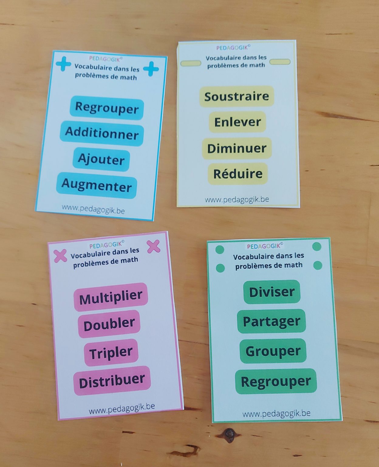 Vocabulaire des problèmes en math - Des outils 100% gratuits pour ...